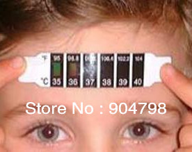 10 pcs Forehead Head Strip Thermometer Fever Body – Wholesale 10 pcs ...