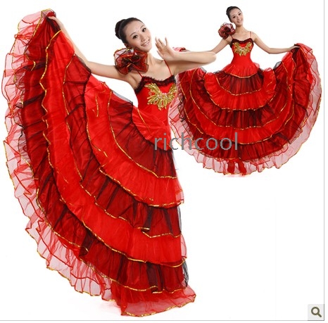 The opening dance Spanish dance skirt dancing – Wholesale The opening ...